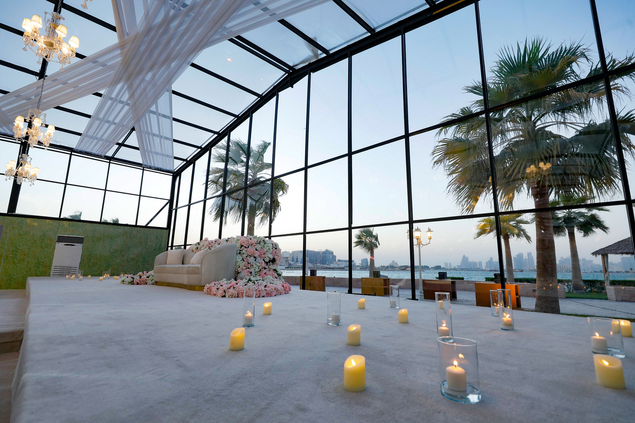 Glass House Wedding in Doha | Arabia Weddings