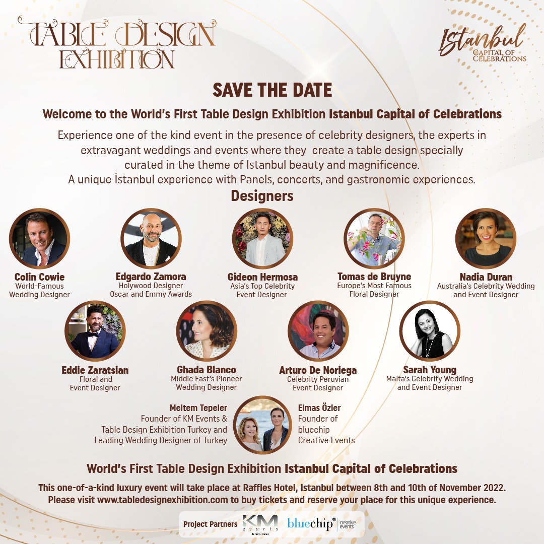 Event Announcement: "Istanbul Capital of Celebrations – Table Design ...