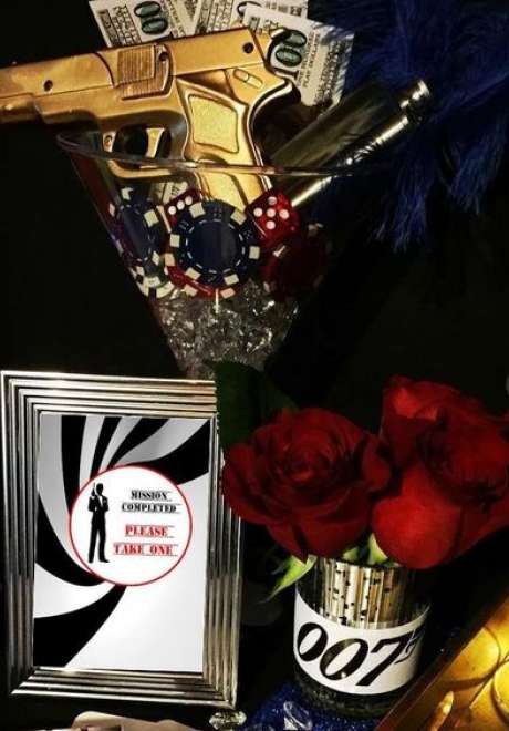 An Elegant James Bond Wedding Theme