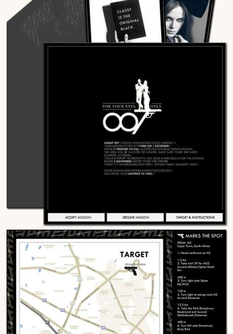 An Elegant James Bond Wedding Theme