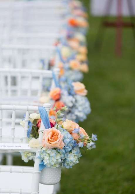 Peach and Blue Wedding Ideas| Arabia Weddings