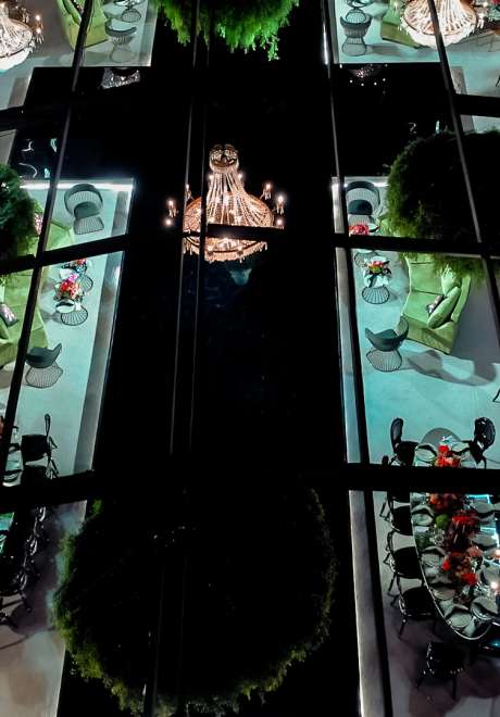 An Artistic Glasshouse Wedding in Qatar | Arabia Weddings