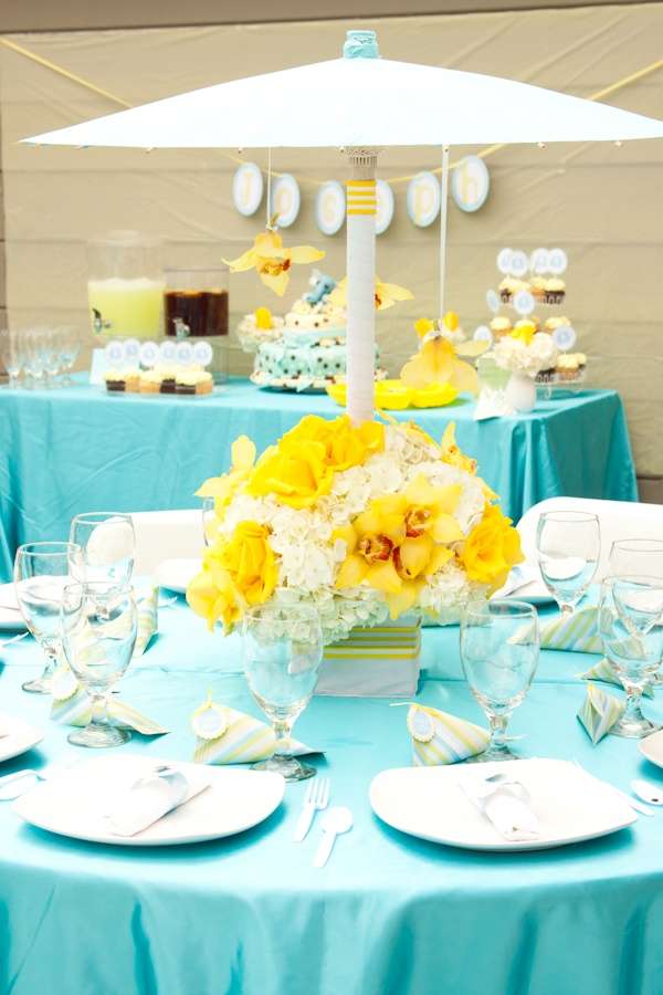 Aqua and Yellow Wedding Theme Ideas | Arabia Weddings