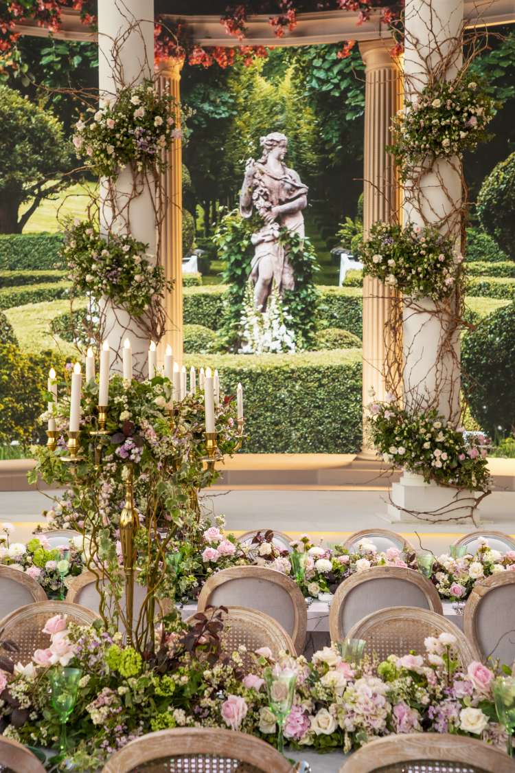 An Ancient Roman Garden Wedding | Arabia Weddings